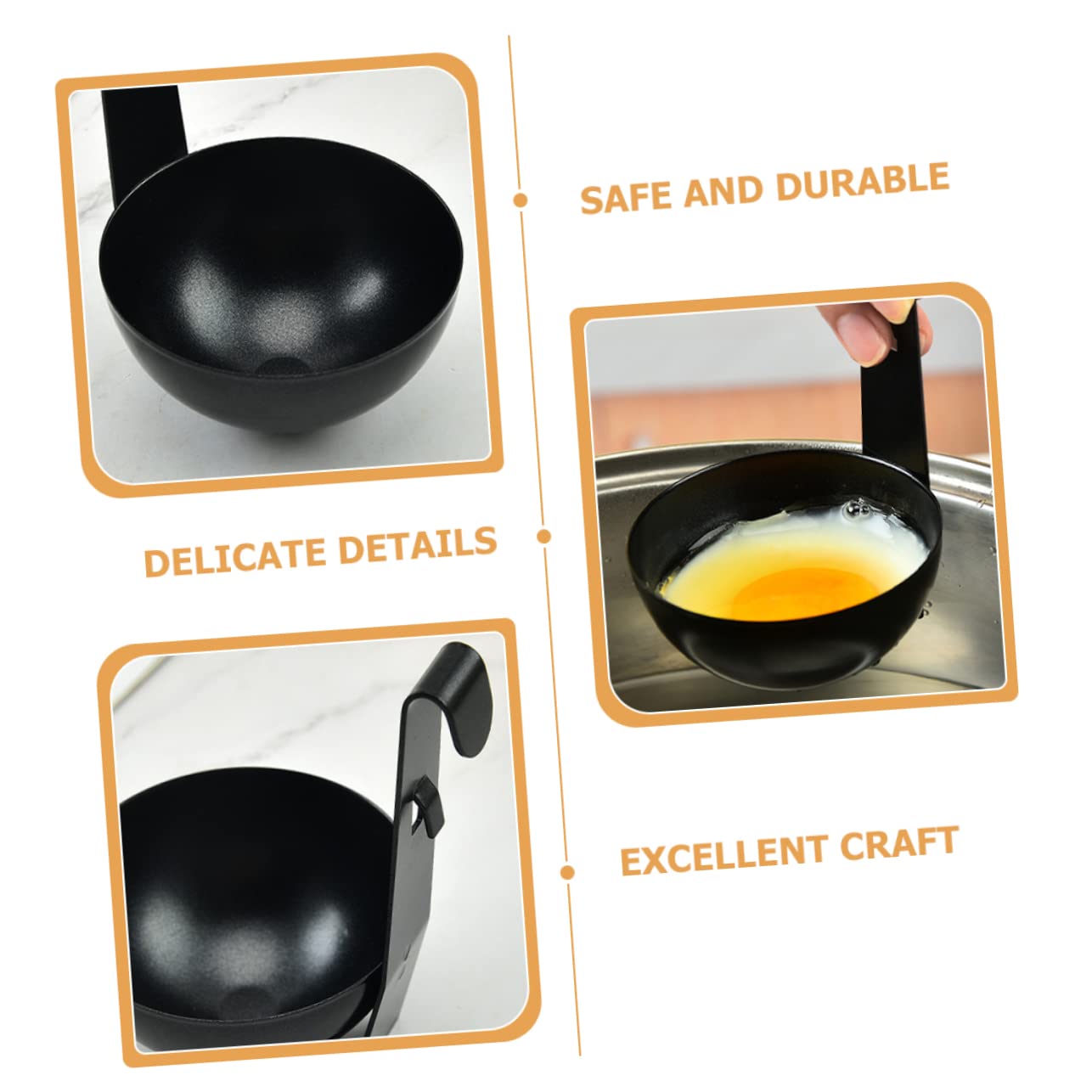 SEWOART 3pcs Stainless Steel Egg Cooker Egg Cooker for Eggs Poached Egg Cooker Steamed Egg Cup Breakfast Griddle Poached Egg Maker Microwave Household Gadgets Boil Egg Cooker Egg Cups