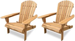 btexpert folding adirondack chair half assembled lounge chair outdoor wooden patio chair for lawn garden backyard deck fire pit pool beach 350lb weight capacity set of 2