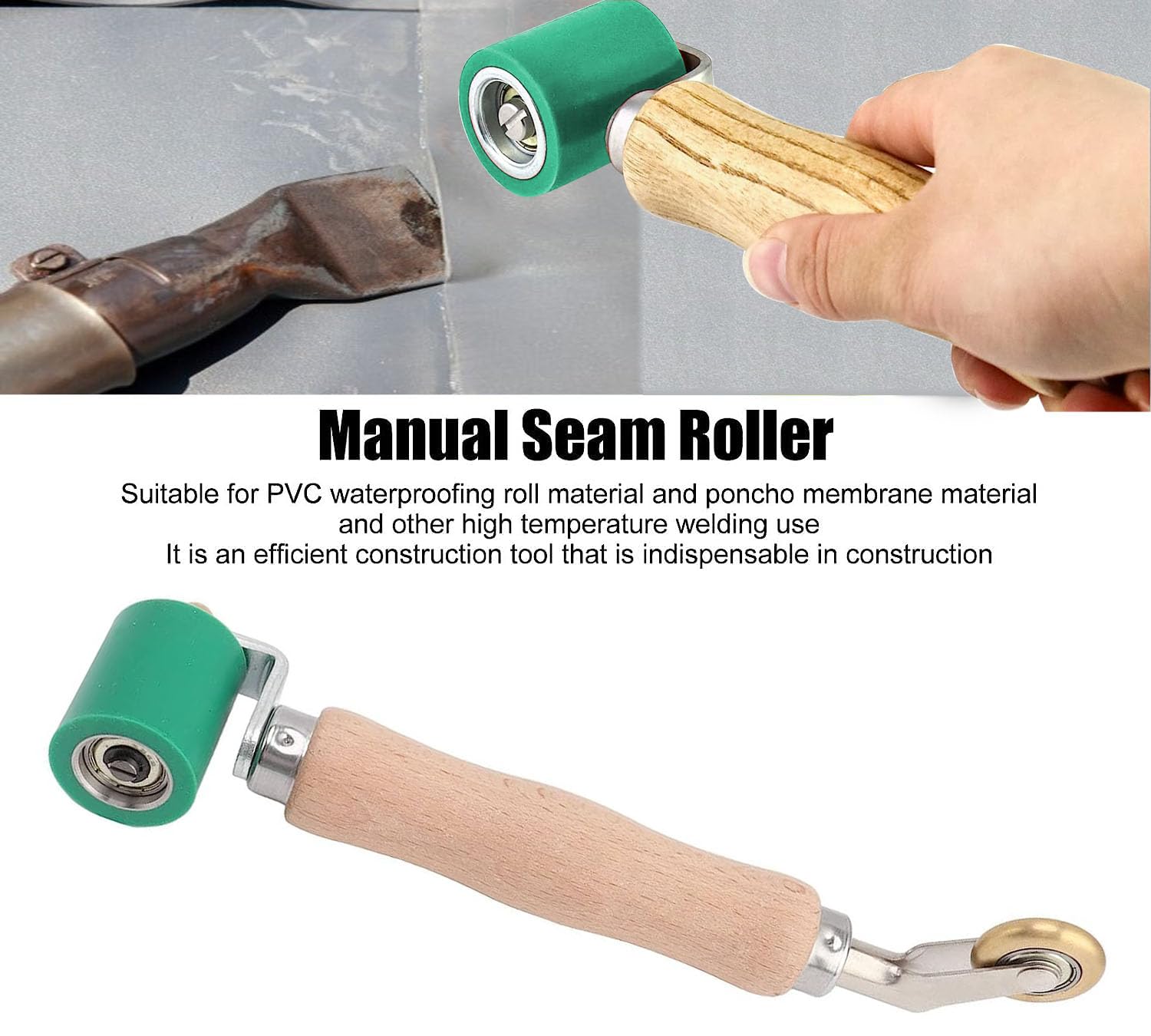 KEDILAKE Seam Roller,House Paint Rollers, Smoothing Seam Roller Tool for PVC/TPO/EPDM Woodworking, Flooring, Wallpaper Installation Single Ply Roofing and Tape Hot Air Tools Overlap Welding