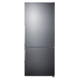 summit ffbf284ssim 28" wide bottom freezer refrigerator, icemaker, 13.8 cu.ft, stainless steel door, led lighting, energy star certified, perfect for apartments and small kitchen