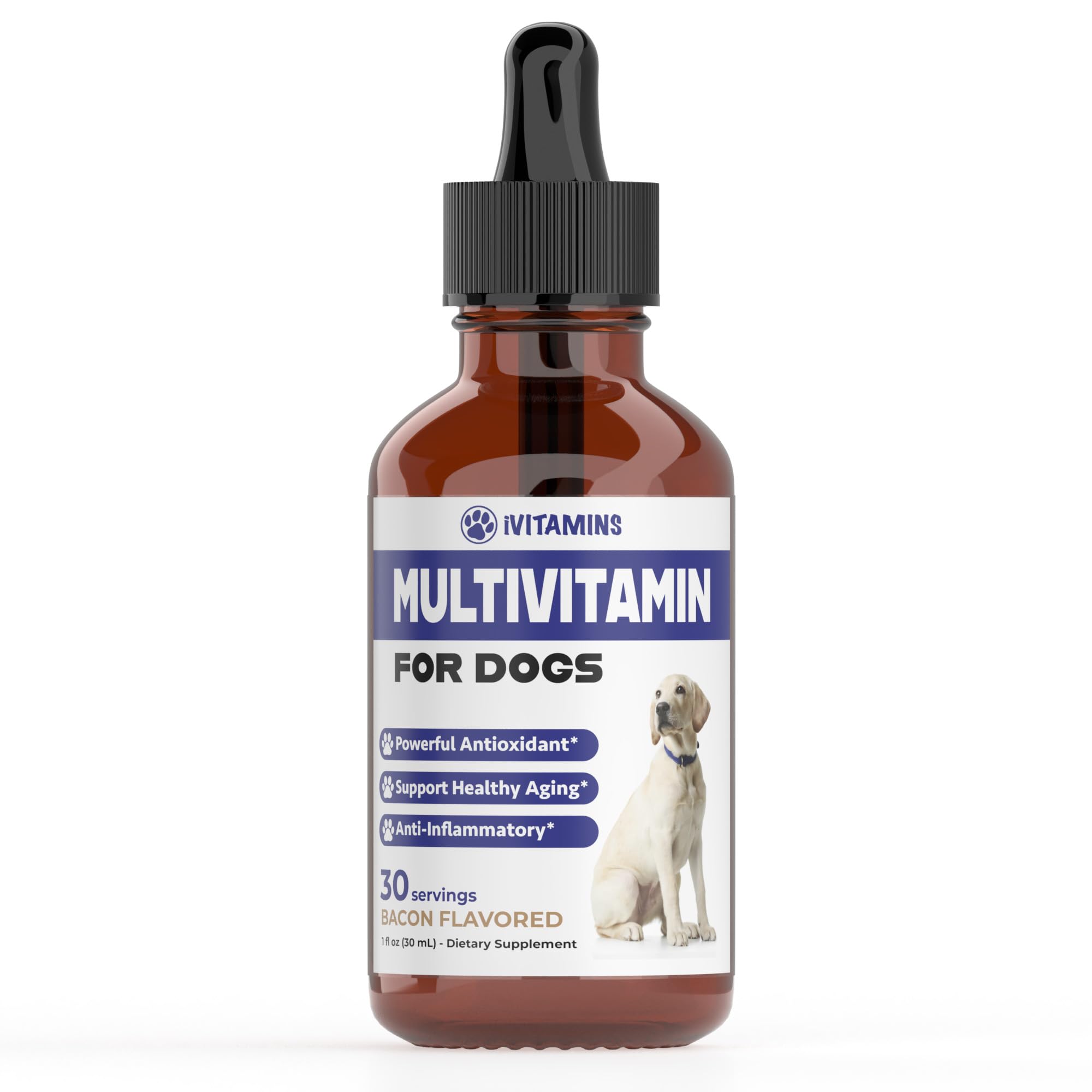 Multivitamin for Dogs | Dog Multivitamin | For Joint Support, Gut & Immune Health, Skin & Heart Health | Dog Vitamins and Supplements | Dog Vitamins Multivitamin | Dog Supplements & Vitamins | 1 fl oz