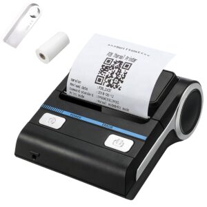 gzgynadast 80mm bluetooth portable thermal receipt printer,only compatible with android/windows, can't support ios/ipad/mac,3 inch ticket wireless android bill invoice printer for small business