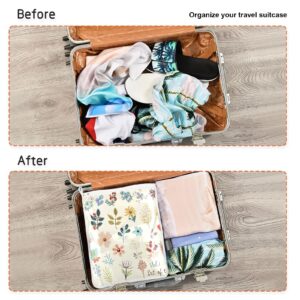 Cute Floral Laundry Bags Mesh Wash Bags Set of 2 Delicates Bag for Washing Machine Laundry Bag with Zipper for Underwear Blouse Hosiery Pants Sweaters Bra Clothes