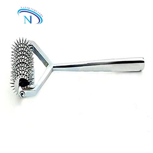 Natiqind Wartenberg Neuro Pinwheel Stainless Steel 10 Head Diagnostic Instrument Pin Wheel - Strong Pinwheel