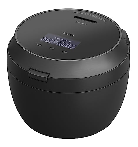 Panasonic Rice Cooker 1 Sho Top Model Bistro Craftsmanship AI Pressurized Hot Air Pump Equipped with 2 Maintenance Parts Black SR-V18BA-K JAPAN IMPORT NEW