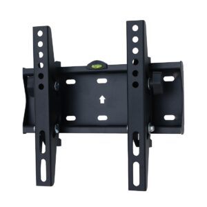 maxxivo tilt tv wall mount bracket for 17-43 inch tvs, max vesa 200 x 200mm and 66 lbs load capacity, compatible with single/8" wood studs, space-saving low profile design, bubble level included