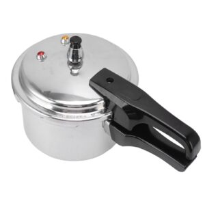 LUCKDANO Stainless Steel Mini Pressure Cooker, 3L Stainless Steel Pressure Cooker Food Grade Performance for Gas Stove