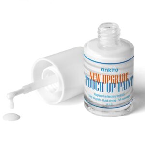 porcelain sink touch up paint, high-gloss porcelain repair kit white & appliance paint for chips, scratches, cracks and spots on enamel, acrylic, porcelain, sinks, tubs, bathtub, appliances, metal, tiles in kitchen and bathroom. (gloss white)