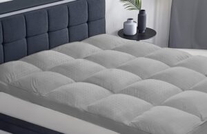 yoyomax calfornia king size mattress toppers - mattress toppers for king bed, ultra-soft, cooling, and breathable pillow top with deep pocket (8-21 inches),white