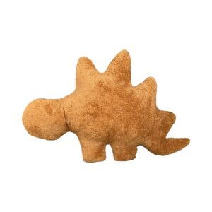 svetlanium dinosaur nugget plush pillow - 13 * 18 inch dino chicken nugget stuffed toy for kids - cute room decor, fun gifts (stegosaurus)