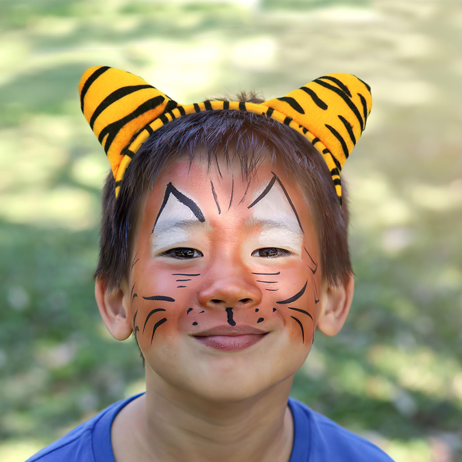 Liatunou Tiger Headband,Tiger Costume Headwear Cute Tiger Ears for Halloween Christmas Party Favor Birthday Gift