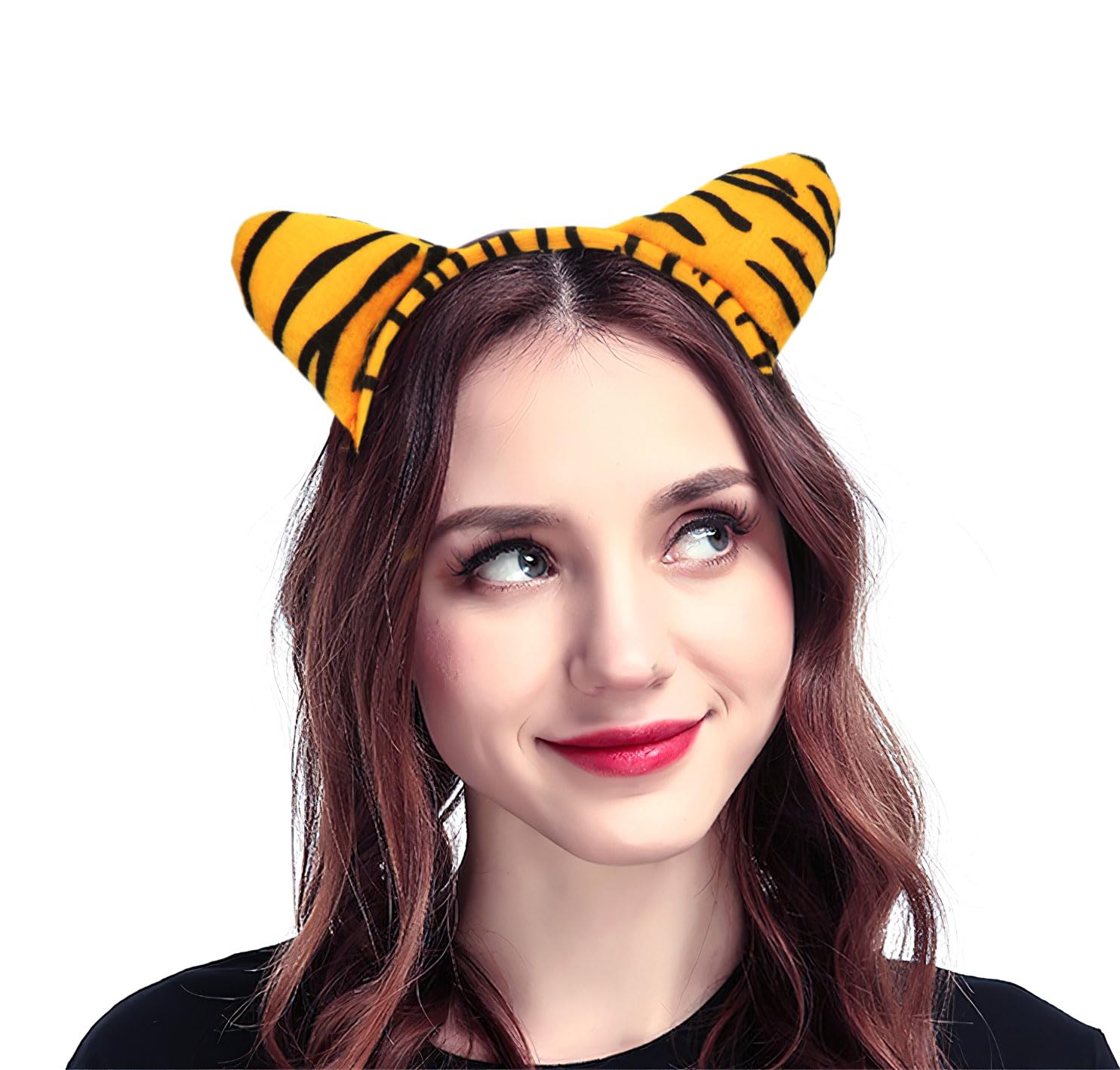 Liatunou Tiger Headband,Tiger Costume Headwear Cute Tiger Ears for Halloween Christmas Party Favor Birthday Gift