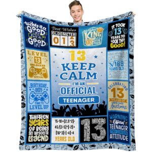 sqovulw gifts for 13 year old boy, 13 year old boy birthday gifts, birthday gifts for 13 year old boy, 13 year old boy gift ideas, coolest gifts for 13 year old boy throw blanket 60x50 inch