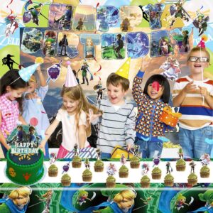 Legend Party Supplies, Legend Birthday Party Decorations Include Banner, Hanging Swirls, Tablecloth, Backdrop, Balloons, Cake Toppers, Legend Party Favors