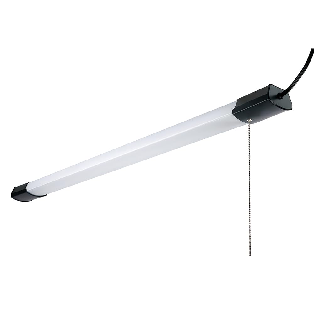 Metalux SHP 4 ft. 96-Watt Equivalent, Integrated LED, White Shop Light, 5000 Lumens, 4000K CCT