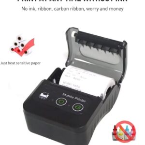 GZGYNADAST Bluetooth Thermal Receipt Printer 58mm, Android Wireless Portable Mini Pocket Invoice Bill Ticket pos Printer for Small Business, Compatible with Android/Windows/Linux,NOT for iOS/ipad/MAC