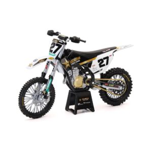 new ray toys - husqvarna rockstar fc450 team (malcolm stewart #27)/ scale - 1:12 (58403)