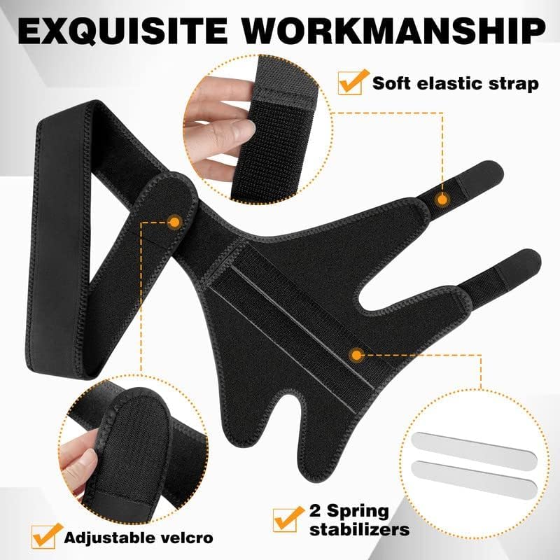 JUANWAN Dog Knee Brace Leg Braces - Dog Canine Knee Stifle Brace Wrap Dog Knee Brace for Torn ACL Hind Leg Joint Pain Muscle Sore Pet Brace Reduces Pain and Inflammation (M)