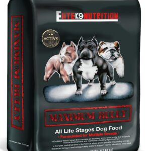 Maximum Bully - All Life Stage Performance Dog Food. High Protein 32% - High Fat 22%. 30lb Bag.