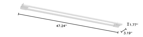 Sunco Linkable LED Utility Shop Light, 4500 LM, 5000K Daylight, 4 FT, 48 Inch Integrated Fixture for Garage, 40W Equivalent 150W, Surface + Suspension Mount, White