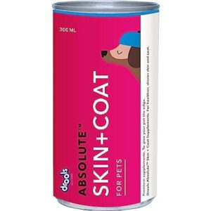 absolute skin + coat syrup- dog supplement, 300ml