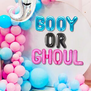 22 PCS Halloween Gender Reveal Halloween Themed Gender Reveal Baby is Brewing Boy Or Girl Halloween Gender Reveal Decorations Booy or Ghoul