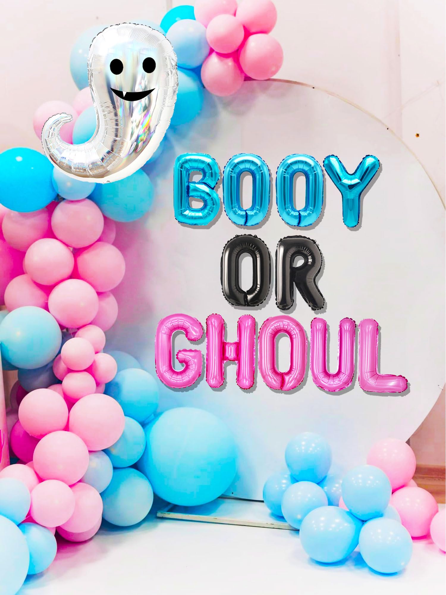 22 PCS Halloween Gender Reveal Halloween Themed Gender Reveal Baby is Brewing Boy Or Girl Halloween Gender Reveal Decorations Booy or Ghoul