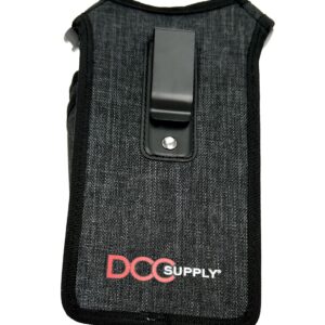 Square Payment Pouch with Sling/Waistbelt and Rugged Metal Belt Clip