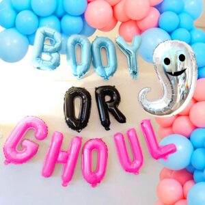 22 PCS Halloween Gender Reveal Halloween Themed Gender Reveal Baby is Brewing Boy Or Girl Halloween Gender Reveal Decorations Booy or Ghoul