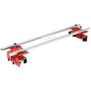 howaoo router sled, portable and easy to adjust slab flattening jig, 60 inches router sled for flattening slabs, trimming planing machine for wood flattening, home diy