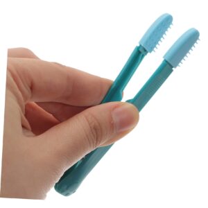 BUGUUYO cat eye cleaning brush cat eye comb dog eye wipes tear stain remover comb dog eye brush dog eye comb pet tear stain remover brush pet cleaning eye brush Silica gel eyes the dog