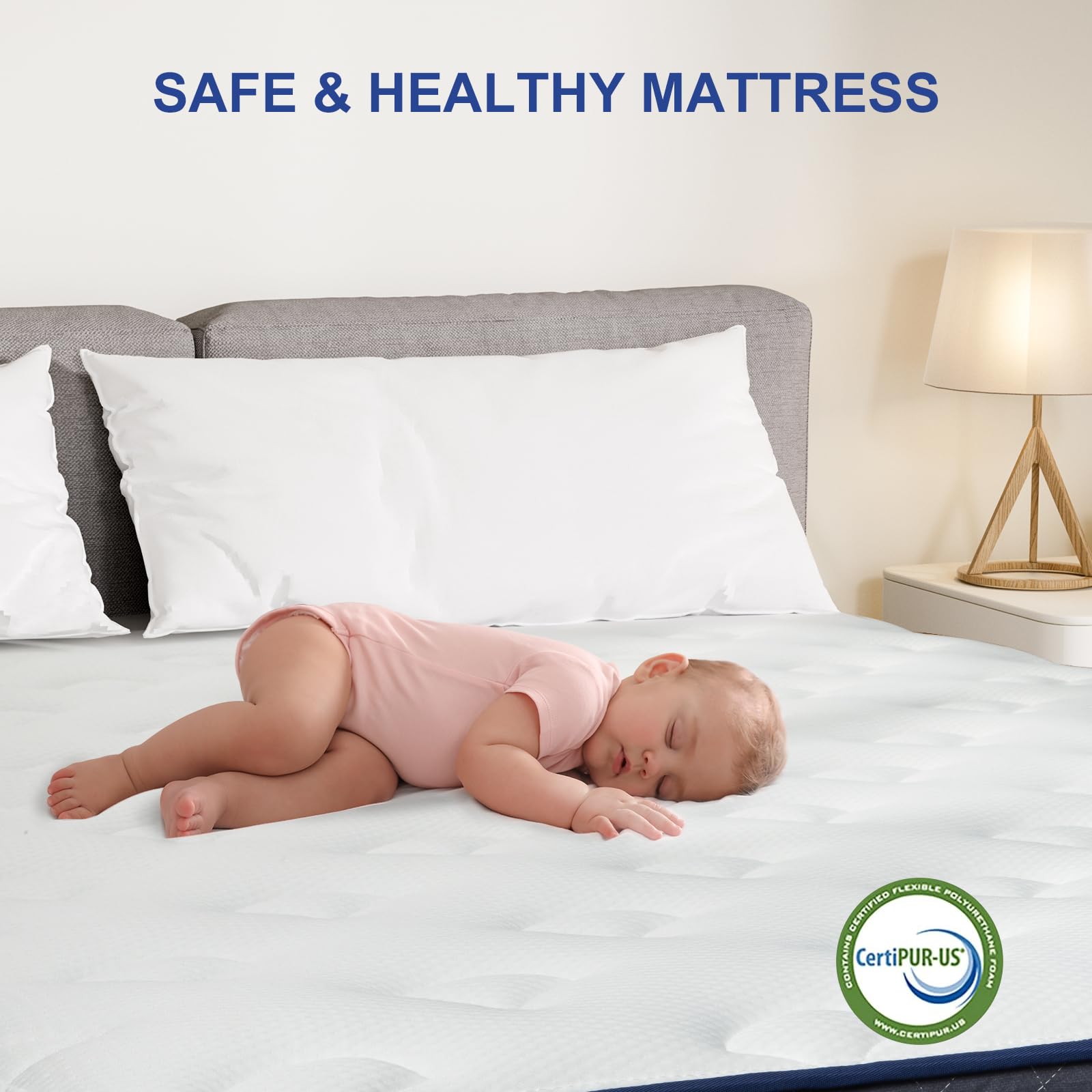 King Mattress, 12 Inch Hybrid King Size Mattress Medium Soft with Individual Pocket Coils & Memory Foam, King Mattress in a Box for Pressure Relief, Motion Isolation