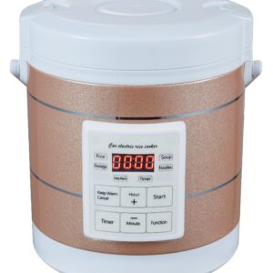 AMIEROUS 1.6L rice cookers (car cooker 12v-24v Gold)