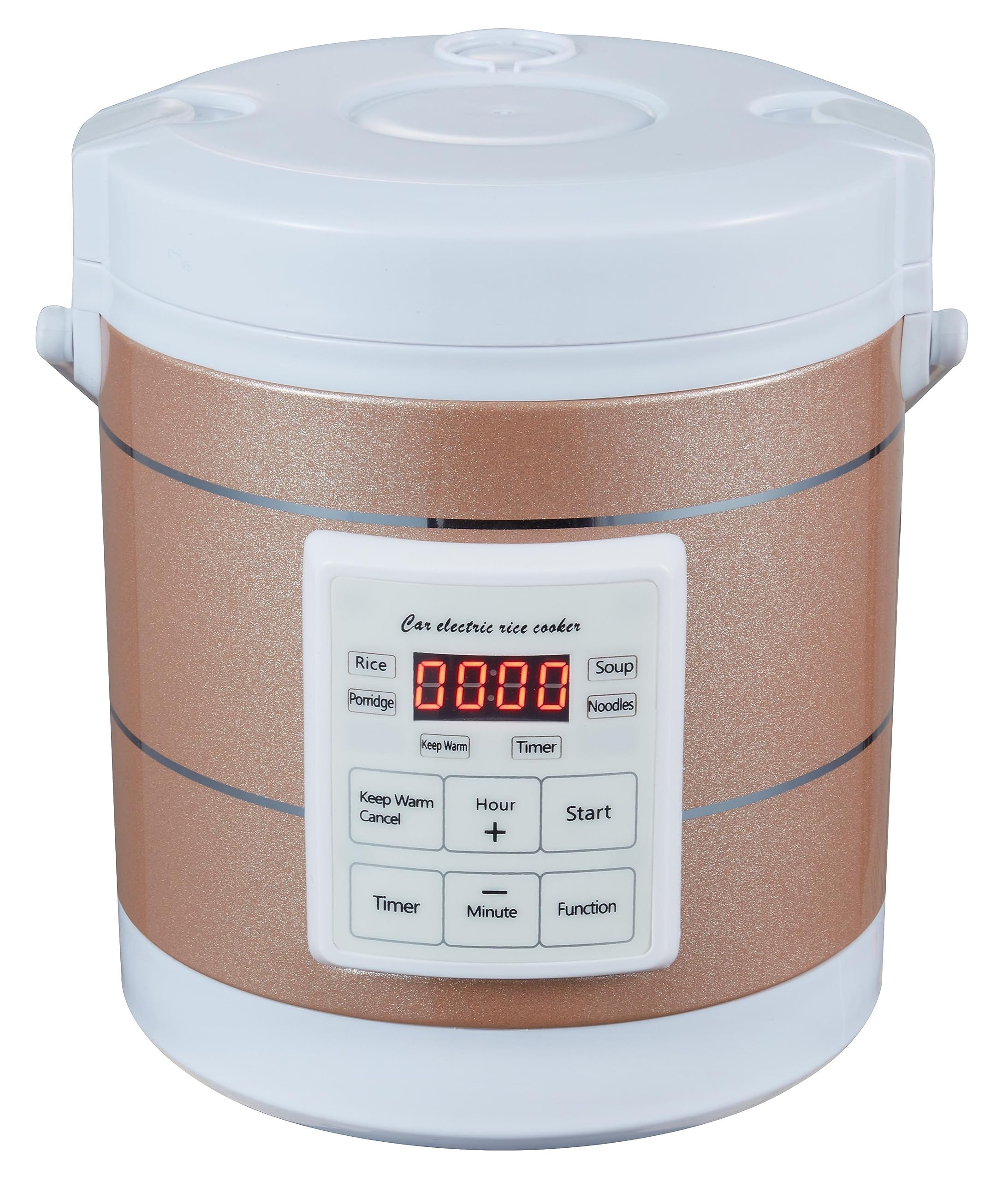 AMIEROUS 1.6L rice cookers (car cooker 12v-24v Gold)