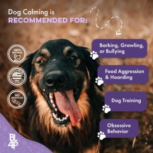 Peaceful Paws Dog Aggression & Noise Phobia Relief - Anxiety Relief for Dogs, Dog Calming Remedy for Biting, Barking, Chasing, Attacking, and Other Dog Behavior Issues - 400 Non-Drowsy, Small Pills