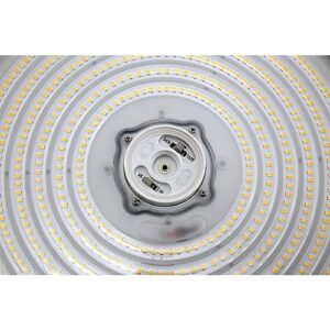 Metalux 13 in. Round 400-Watt Equivalent Integrated LED White High Bay Light