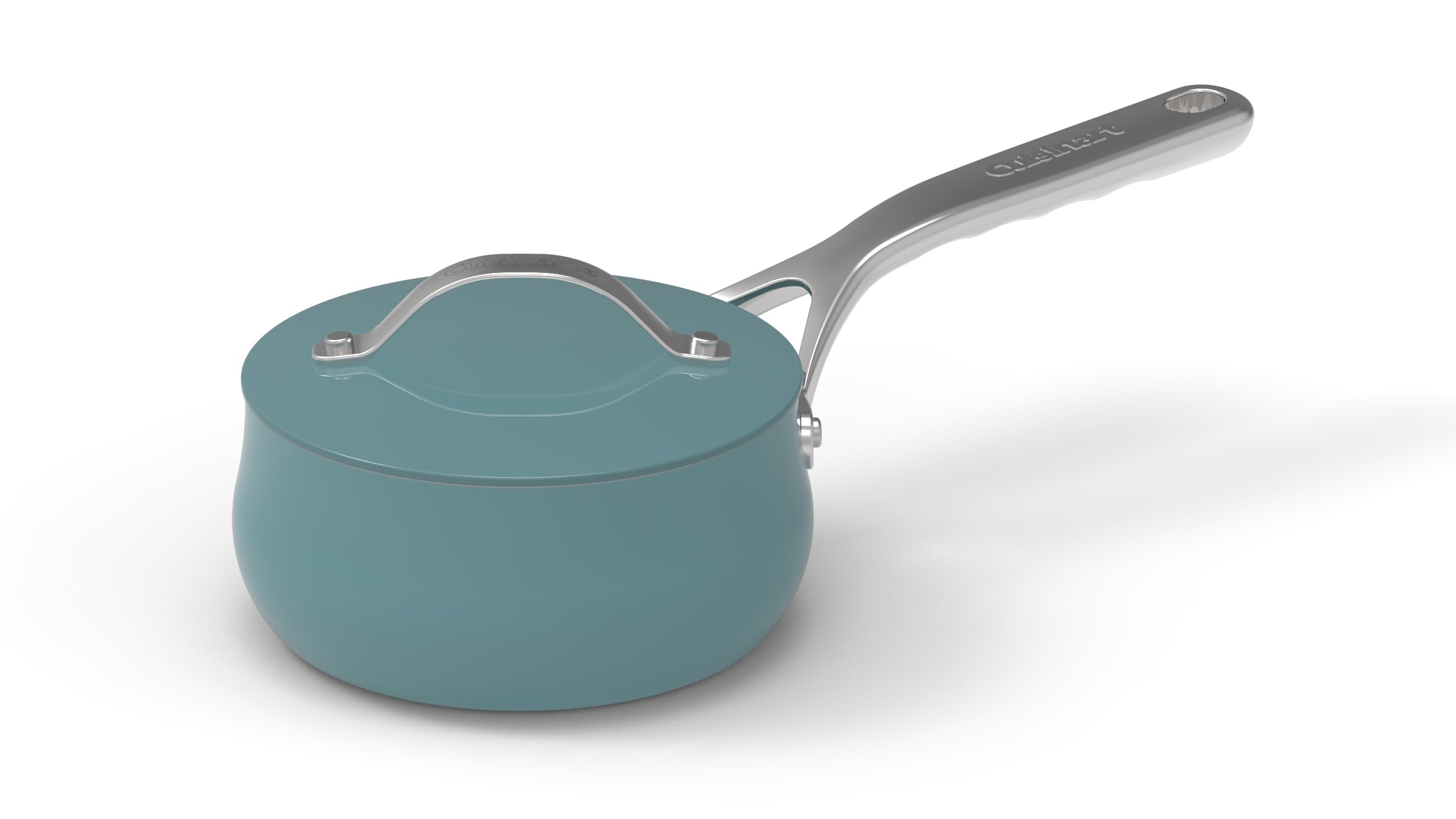 Cuisinart Culinary Collection Nonstick 1 Qt. Saucepan + Cover, Teal