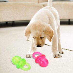 chew toys,2pcs dog pacifier chew toys puppy molar chewing training toys bite resistant chew tools for pet puppy dogs cats red green