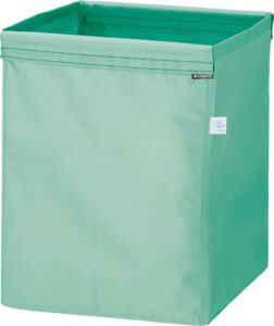 yamazaki sangyo 199860 ca872-002x-mb recycling cart y-2 eco bag mt small size ca872-002x-mb capacity 120l green storage bag recycled pet recycled resin no pvc separation recycling width 20.1 x depth