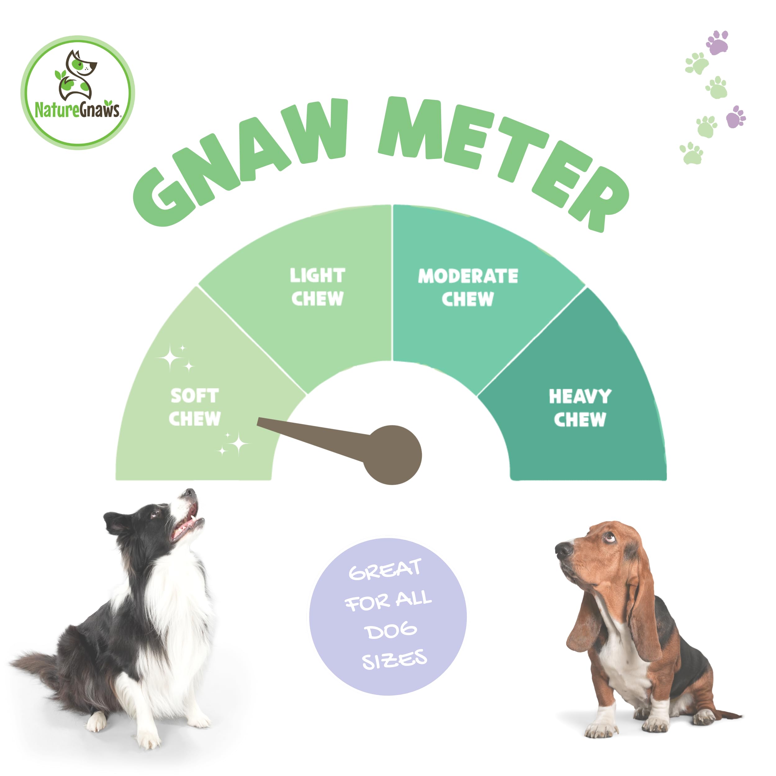 Nature Gnaws Sweet Potato Chips for Dogs - Single Ingredient Natural Dog Chew Treats - 12 oz