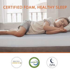 Twin Mattress, Twin XL Mattress with CertiPUR-US Certified for Cool Sleep & Pressure Relief, Memory Foam Mattress with Washable Cover, Twin Mattress for Kids, Twin Bed Mattress - 8 Inch - White