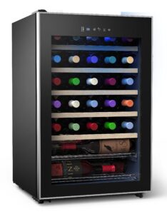 cuisinart 30-bottle private reserve compressor wine cellar, one size, black