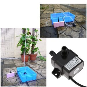 Electric Submersible Pump Submersible Pump 5V USB Ultra Quiet Mini Fountain Pump Aquarium Circulation Aqua Fountain Pump Aquatic Pet Supplies Sump Pump (Color : 4.8W)