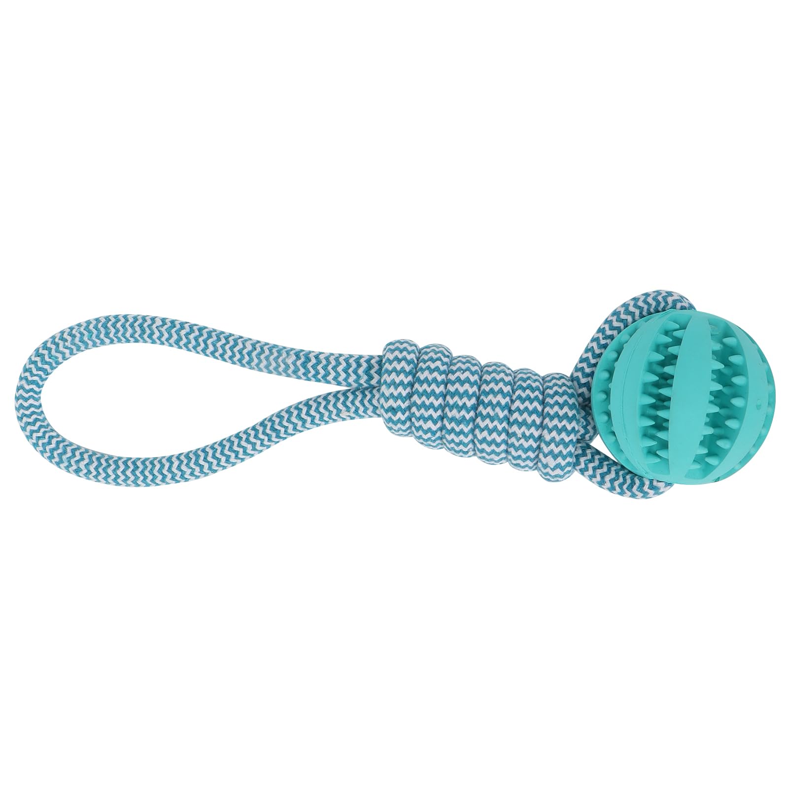 Dog Rope Toys Outdoor Cotton Rope Puzzle Balls for Puppy Small Medium Dogs Interactive Chew Toys for Aggressive chewers Rubber Dog Chewing Toys Pet Supply for Puppy Pet Dog Indoor Outdoor Dog(Blue)