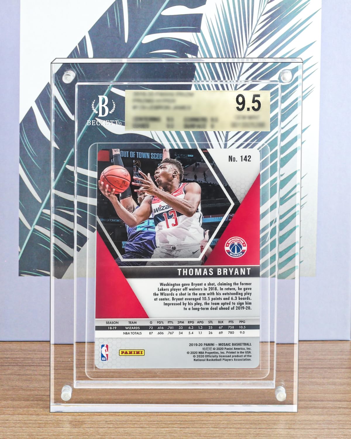 BGS Graded Card Holder Acrylic Frame, Sports Card Display BGS Card Frame