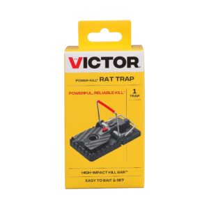 victor m144b instant power-kill easy set reusable rat trap