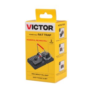 Victor M144B Instant Power-Kill Easy Set Reusable Rat Trap