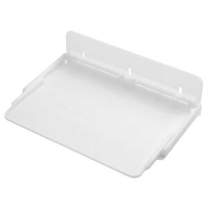 decorative trays foldable plastic floating shelf stick on wall for kitchen bathroom any place extra storage needed wall mounted bedside shelves for college bedroom organizer