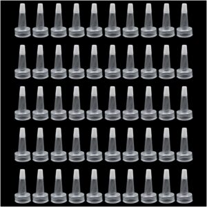 zzhxsm 50pcs 20 tooth glass dropper vial bottom cap essential oil bottom cap vial cap replacement cap small vials bottlecaps