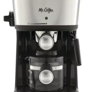 Mr. Coffee® 4-Shot Steam Espresso, Cappuccino, and Latte Maker Black